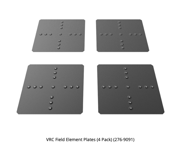 V5 Feild Element Metal Plate Kit (4 plates) – Kiwibots